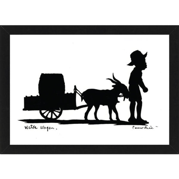 "Water Wagon" by Carew Rice (8x10 Print With Frame) - Clay Rice Galleries